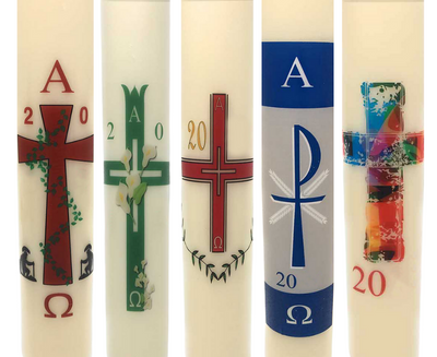 Paschal Candles with Transfers - Easter - F.A. Dumont – F.A. Dumont ...