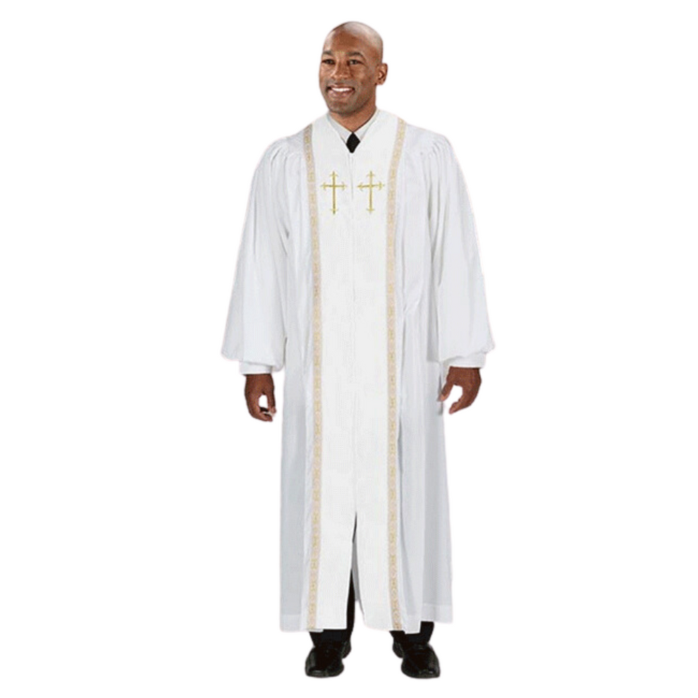 Peachskin Pulpit Robe – F.A. Dumont Church Supplies